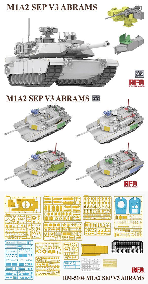PLAFACTORY [1/35 M1A2 SEP V3 ABRAMS MAIN BATTLE TANK]
